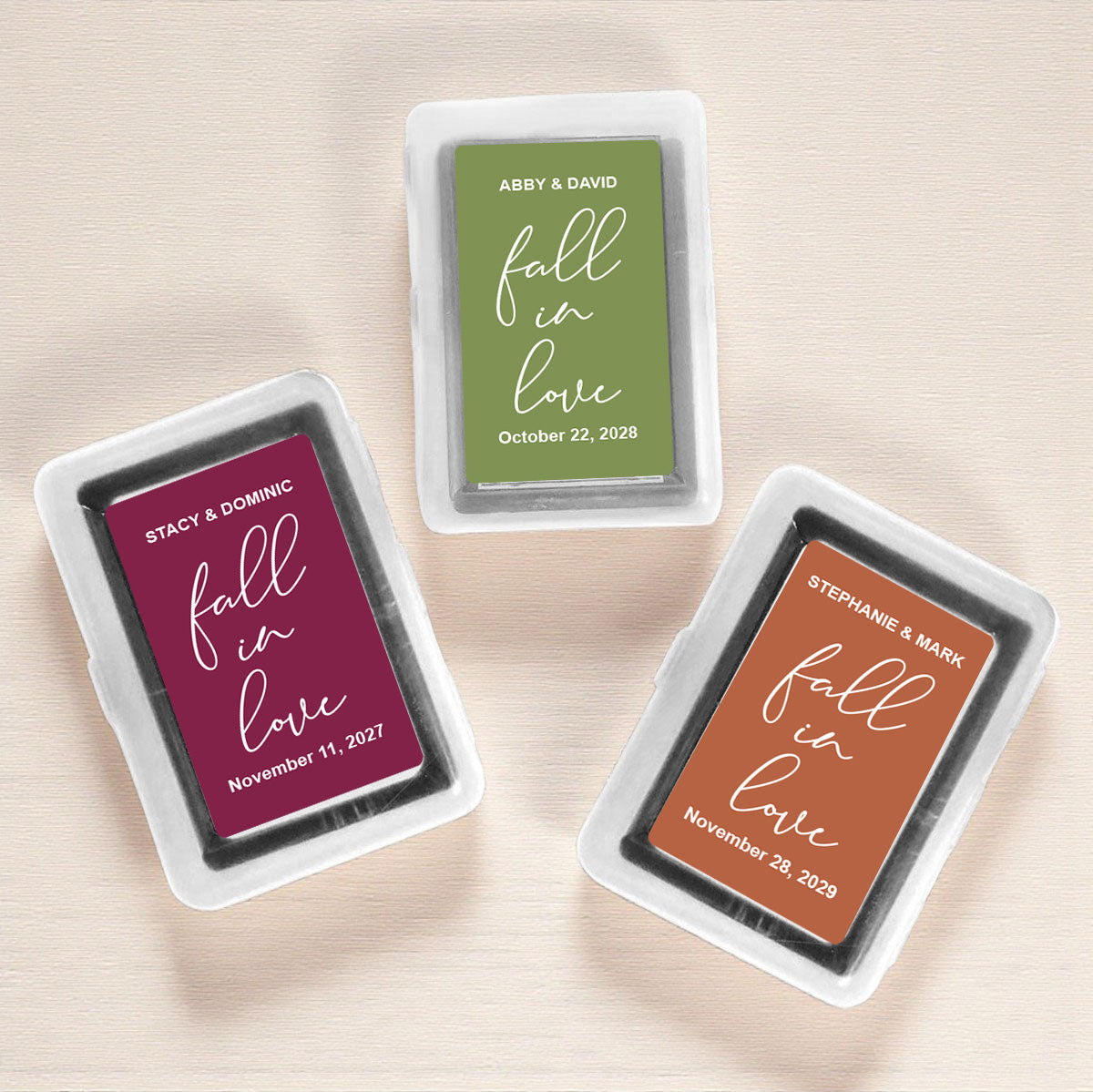 Fall In Love Personalized Playing Cards (Set of 12) – Memories and Effects